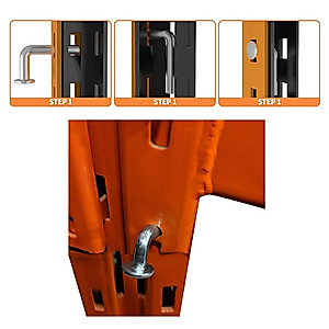 ZYAMY 25pcs M7 Heavy-Duty Rack Safety Bolt, Universal Pallet Rack Drop Pin for Disengagement Safety of Warehouse, Home or DIY Shelving Unit