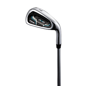 Precise AMG Men's Complete Golf Clubs Package Set Includes Titanium Driver, S.S. Fairway, S.S. Hybrid, S.S. 6-PW Irons, Putter, Bag, 3 H/C's Right Hand - Choose Size! (Tall Size +1", Right Hand)