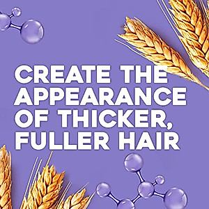 OGX Thick & Full + Biotin & Collagen Volumizing Shampoo for Thin Hair, Thickening Shampoo with Vitamin B7 & Hydrolyzed Wheat Protein, Paraben-Free, Sulfate-Free Surfactants, 13 fl oz