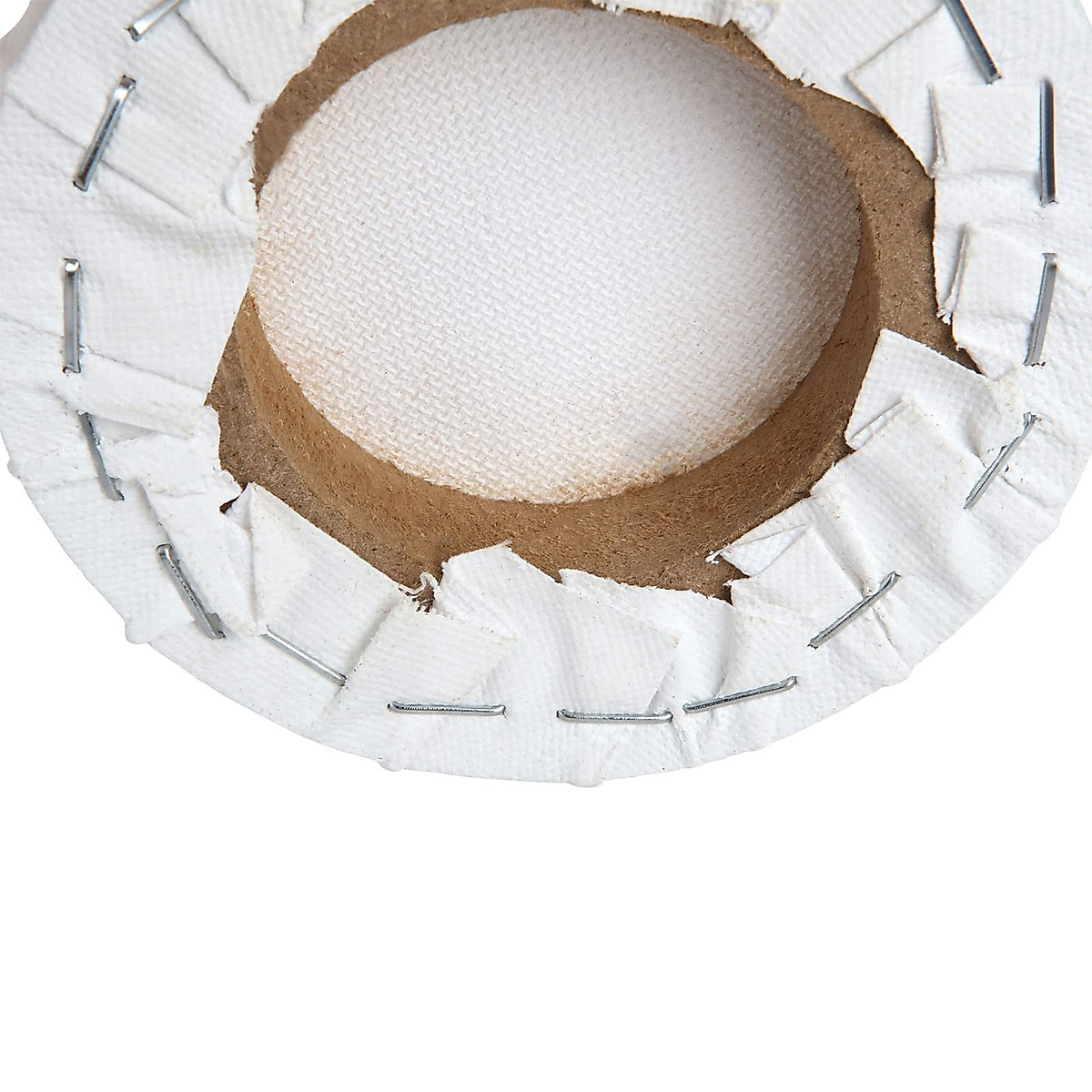 CertBuy 18 Pack Round Canvas 4 Inch, Circle Canvases for Painting, Blank White Canvas Boards, Circle Canvas Panel Boards, Cotton Painting Canvas Panels, Art Supplies for Painting Artist Hobby Painter