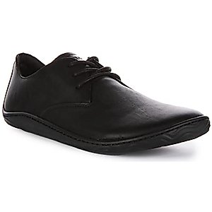 Vivobarefoot Addis Oxford Men's Formal-Casual Comfort Outsole Sneakers (Black, Size 10)