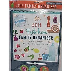 Tallon 0026 Family Calendar with Peg Hangers & Pen