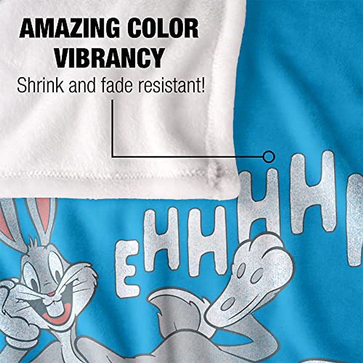 Looney Tunes Blanket, 36"x58", Whats Up Silky Touch Super Soft Throw