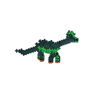 Plus-Plus: Learn to Build - Dinosaurs - 400 Piece Set - 2D & 3D Dino Construction Building STEM Toy, Interlocking Mini Puzzle Blocks, Kids Ages 5+