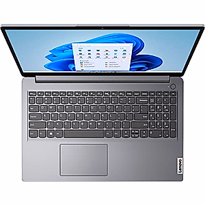 Lenovo 2023 Flagship 15.6" IdeaPad 1 Laptop, AMD Dual-core Athlon 3050U Processor (Up to 3.10 GHz), 8GB RAM, 384GB SSD (256GB NVMe + 128GB eMMC), Wi-Fi 6, 10+ Hours Battery, Win 11+HubxcelAccessory