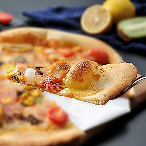 KSENDALO Luxurious Hammered Pie Server Spatula, 304 Stainless Steel Pie Spatula Cake Server for Pie Tart Cake Dessert Pizza, Silver(option B)