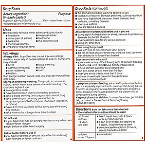 Motrin IB 300 caps, 200 mg