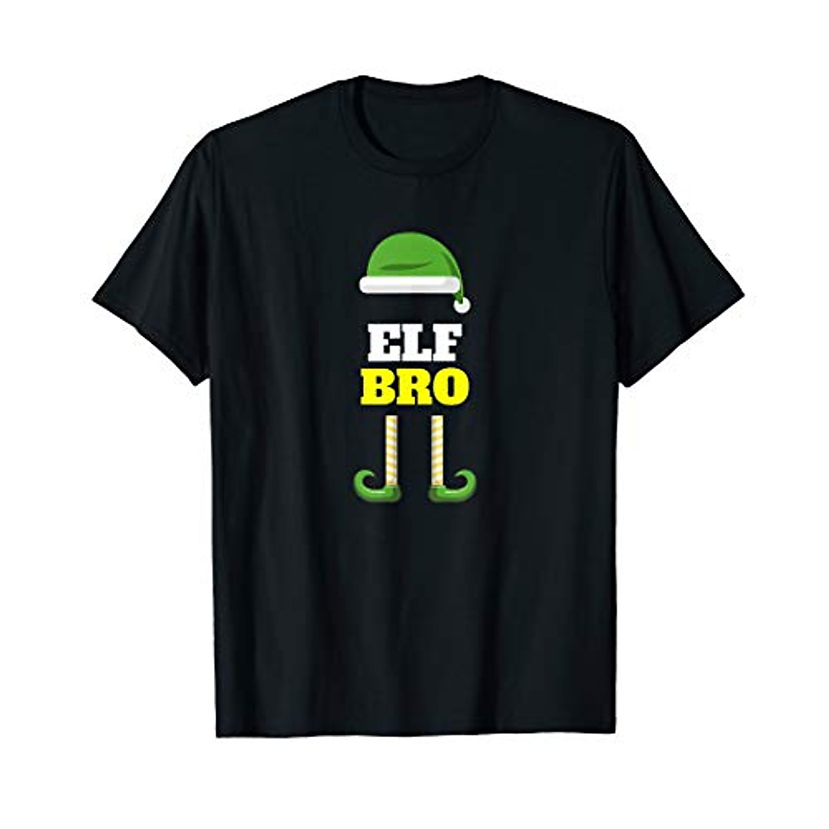 Elf Bro | Brother Stocking Stuffer Gift | Funny Christmas T-Shirt