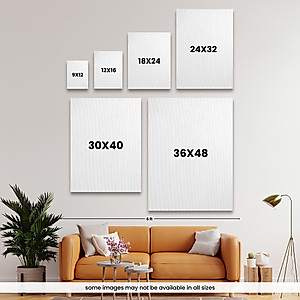 CANVAS ON DEMAND Chianti Vineyard Canvas Wall Art Print by Art Fronckowiak, Home Decor, Europe Artwork, Nature Artwork, 18"x24"