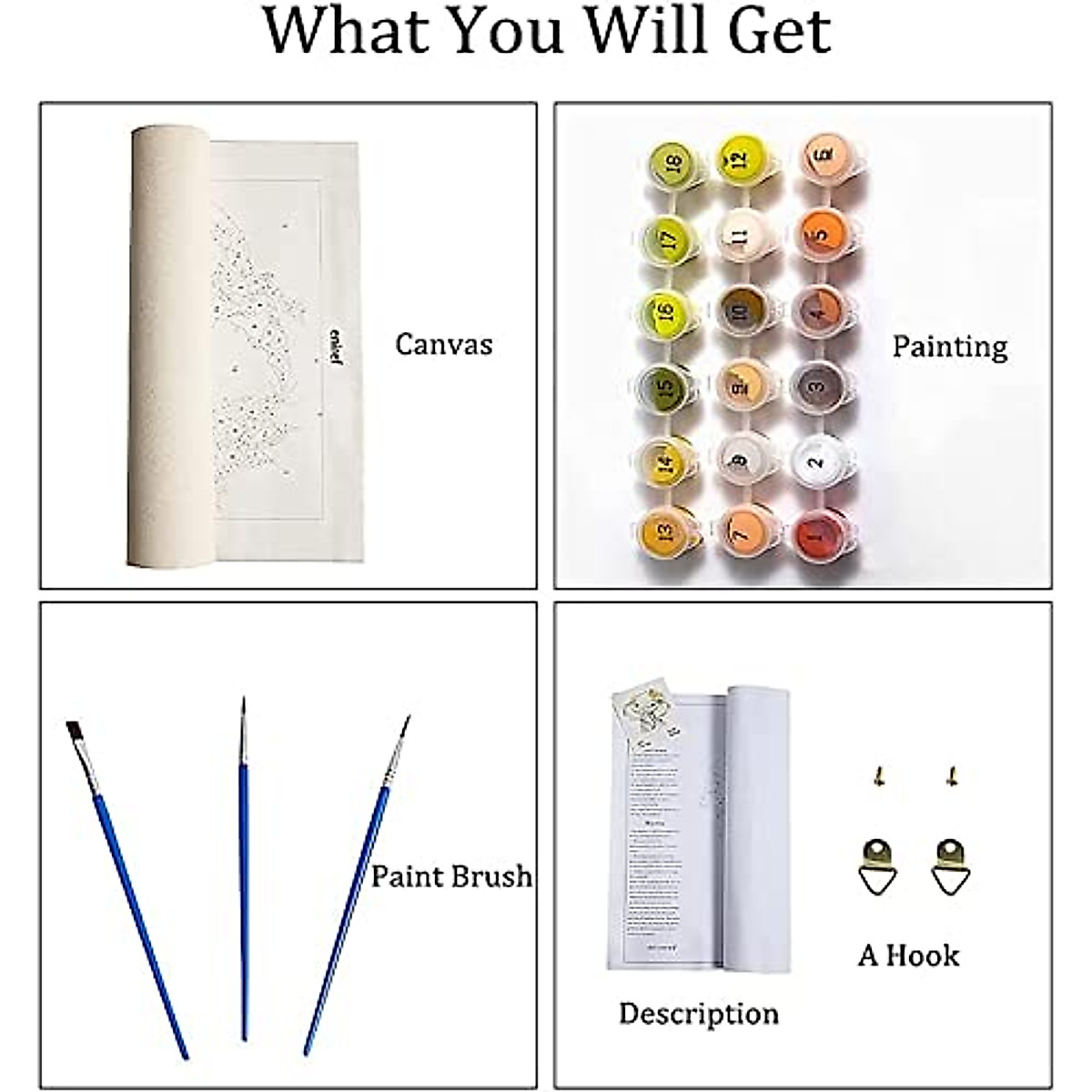 Artyong Mushroom Paint by Number for Adults-Mushroom Paint by Numbers for Adults Beginner,Mushroom Paint by Numbers for Gift Home Wall Decor (Mushroom,16 x 24 Inch)