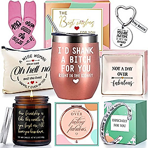 Best Friends Gifts for Women Birthday Gifts for Women Friendship Gifts for Women Friends BFF Sister Gifts from Sister, Her, Friends Funny Gifts for Women Birthday Unique Friendship Bracelets, Candles