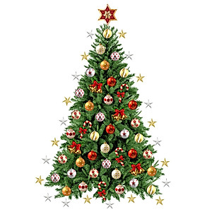TOARTi Christmas Wall Sticker Merry Christmas Wall Decals Christmas Trees Decal Xmas Holiday Decoration Christmas Party Supplies Christmas Trees Sticker Stickers