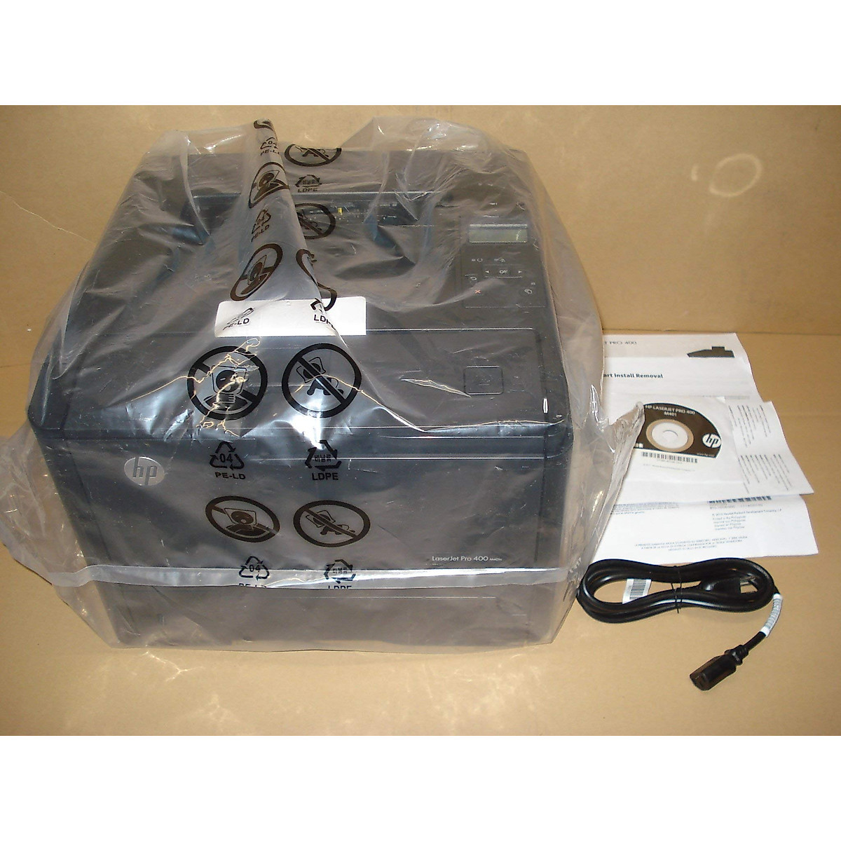 Certified Refurbished HP LaserJet Pro 400 M401N M401 CZ195A Laser Printer with toner and 90-Day Warranty