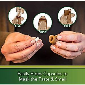 GREENIES PILL POCKETS Capsule Size Natural Dog Treats with Chicken Flavor, (6) 7.9 oz. Packs (180 Treats)