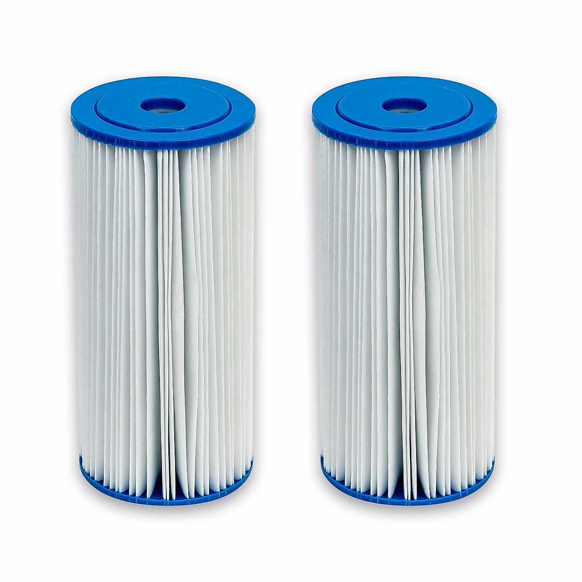 CFS COMPLETE FILTRATION SERVICES EST.2006 Compatible for HDX HDX4PF4 Pleated High Flow Whole House Water Filter: Reduces Sediment - 30 Micron Water Filters 2 Pack