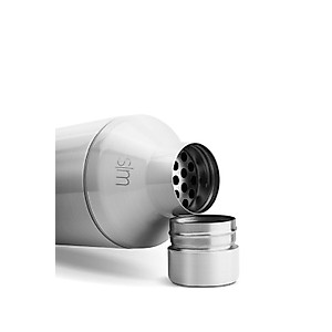 Simple Modern Cocktail Shaker Set with Jigger Lid | Stainless Steel Boston Shaker Insulated Martini Mixer for Mocktails | Gifts for Men Women Him Her | Classic Collection | 20oz | Simple Stainless