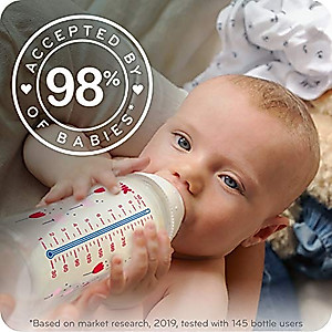 NUK Smooth Flow Anti Colic Baby Bottle, Elephant, 5 Ounce (3 Pack)