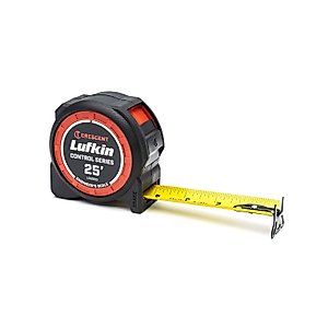 Lufkin 1-3/16 x 25' Command Control Series Yellow Clad Engineers Tape Measure - L1025CD-02