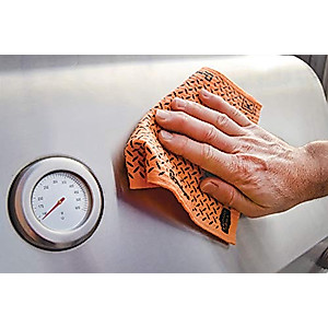 Q-Swiper Reusable Grill Cleaning Cloth 2 Pack - Eco-Friendly | Durable | Versatile | Abosrbent - Just wet them yourself to clean all grill surfaces!