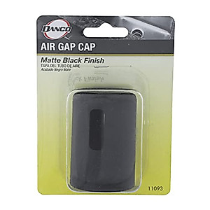 Danco 11093 Kitchen Air Gap Cap, Matte Black