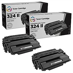 LD Compatible Toner Cartridge Replacement for Canon 324 II 3482B013AA High Yield (Black, 2-Pack)