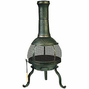 Deckmate Sonora Outdoor Chimenea Fireplace Model 30199
