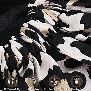 Satin Bonnet for Women, Silk Bonnet for Curly Hair, Silk Hair Bonnet for Sleeping Satin Bonnets for Black Women, Extra Large Bonnet with Tie Band