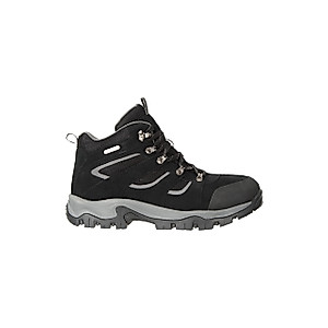 Mountain Warehouse Voyage Mens Waterproof Walking Mid-Boots Jet Black 14 M US Men