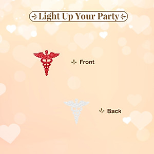 120 Congrats Nurse Confetti, Medical School Grad Party Confetti, Doctor Grad Paper Scatter, Blue Glitter Uniform Table Scatter, Nursing School Graduation Party Decoration