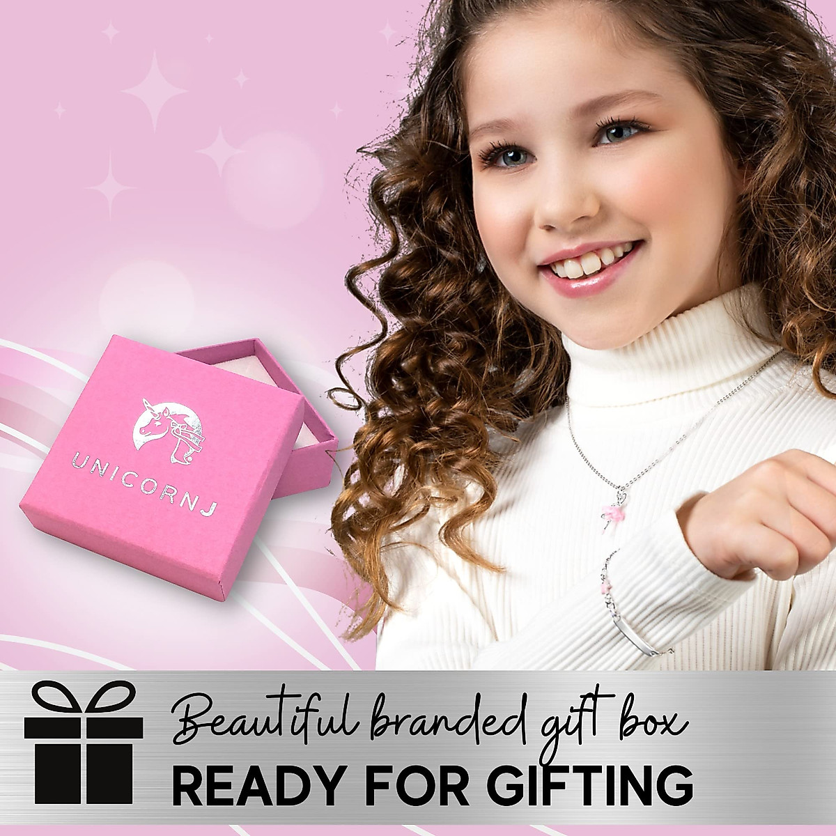 UNICORNJ Sterling Silver 925 Flower Open Ring with Pave Cubic Zirconia Adjustable