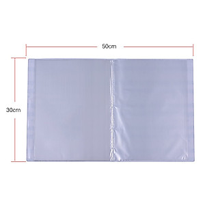 Music File Folder A4 Size Sheet Music Folder Paper Documents Music Themed 40 Pockets Storage Folder