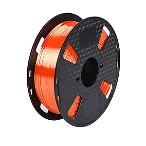 Silk Orange PLA Filament 1.75 mm 3D Printer Filament FDM Printing Materials 1KG 2.2LBS Spool Silky Shiny Shine Gold Silver Copper Green Orange PLA HZST3D