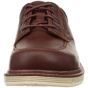 KEEN Utility Men's San Jose Oxford Low Soft Toe Industrial Wedge Work Shoes, Gingerbread/Off White, 11 Wide