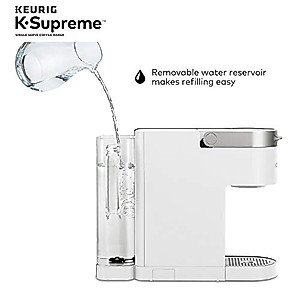 Keurig® K-Supreme Single Serve K-Cup Pod Coffee Maker, MultiStream Technology, White
