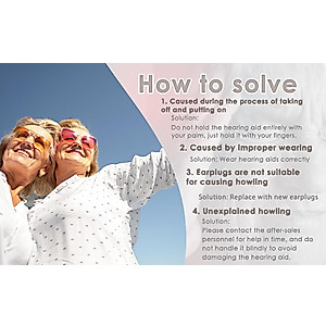 Digital Hearing Amplifier by Britzgo BHA-220. 500hr Battery Life, Modern Blue, Doctor and Audiologist Designed