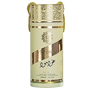 Lattafa Perfumes Oud Mood EDP - 100 ML (3.4 oz) I Pleasant Sweetness I Floral,Woody and Spicy notes I Main accords: woody,amber,warm,floral,sweet,musky,balsamic I Suitable for any Occasion I by Lattafa
