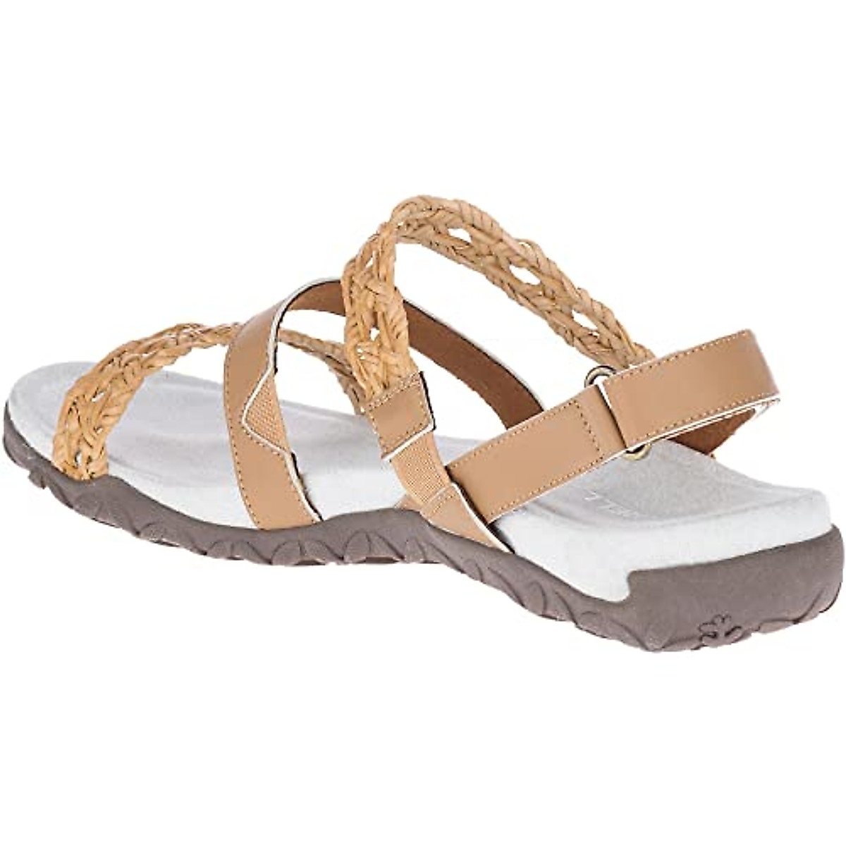 Merrell Women's Terran Braid Slingback Sandal, TAN, 10