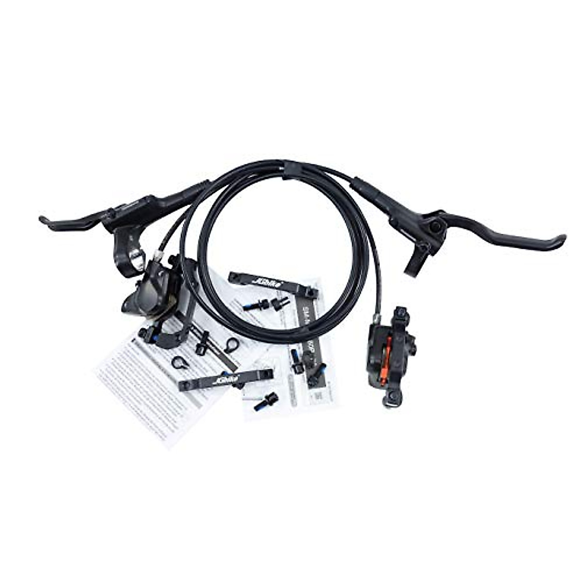 JGbike Shimano MT200 MTB Hydraulic Disc Brake Set for Mountain Bike Bicycle MTB XC Trail, e-Bike, Fat Bike, The Best Upgrade kit for Mechanical Disc Brake
