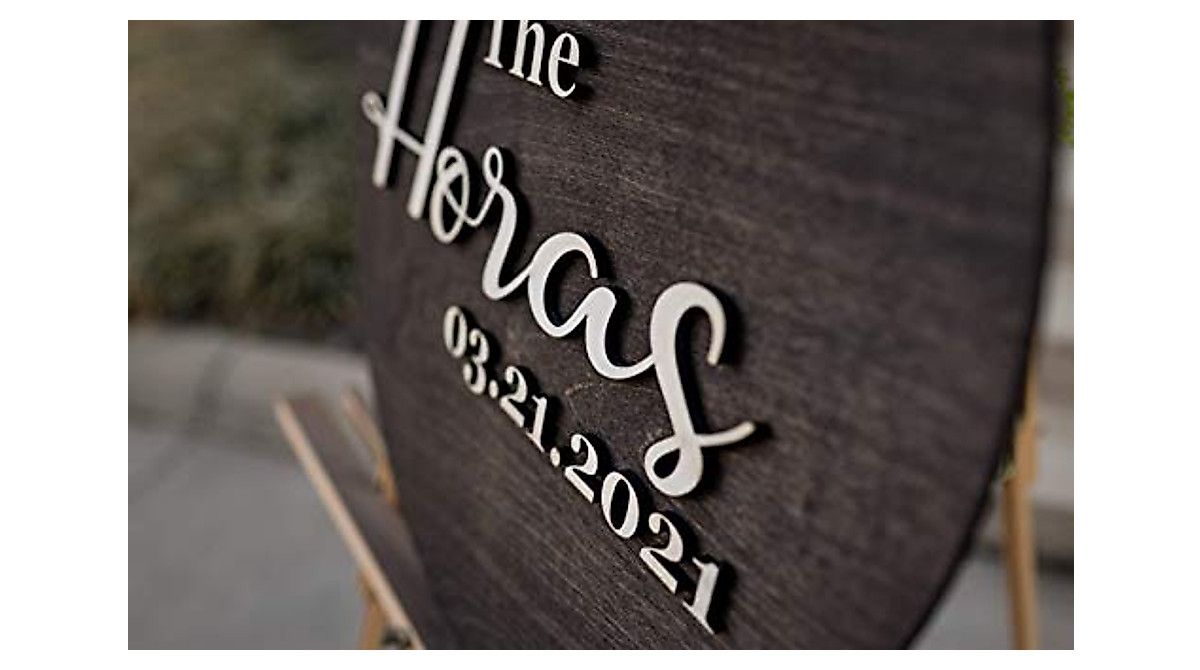 Custom 3D Guest Book Sign for Weddings | Unique Decor