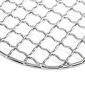 Pastlla Cooling Rack Stainless Steel Metal Wire Rack Barbecue Carbon Baking Net Grill Round Cooling Rack 130mm/5.12in