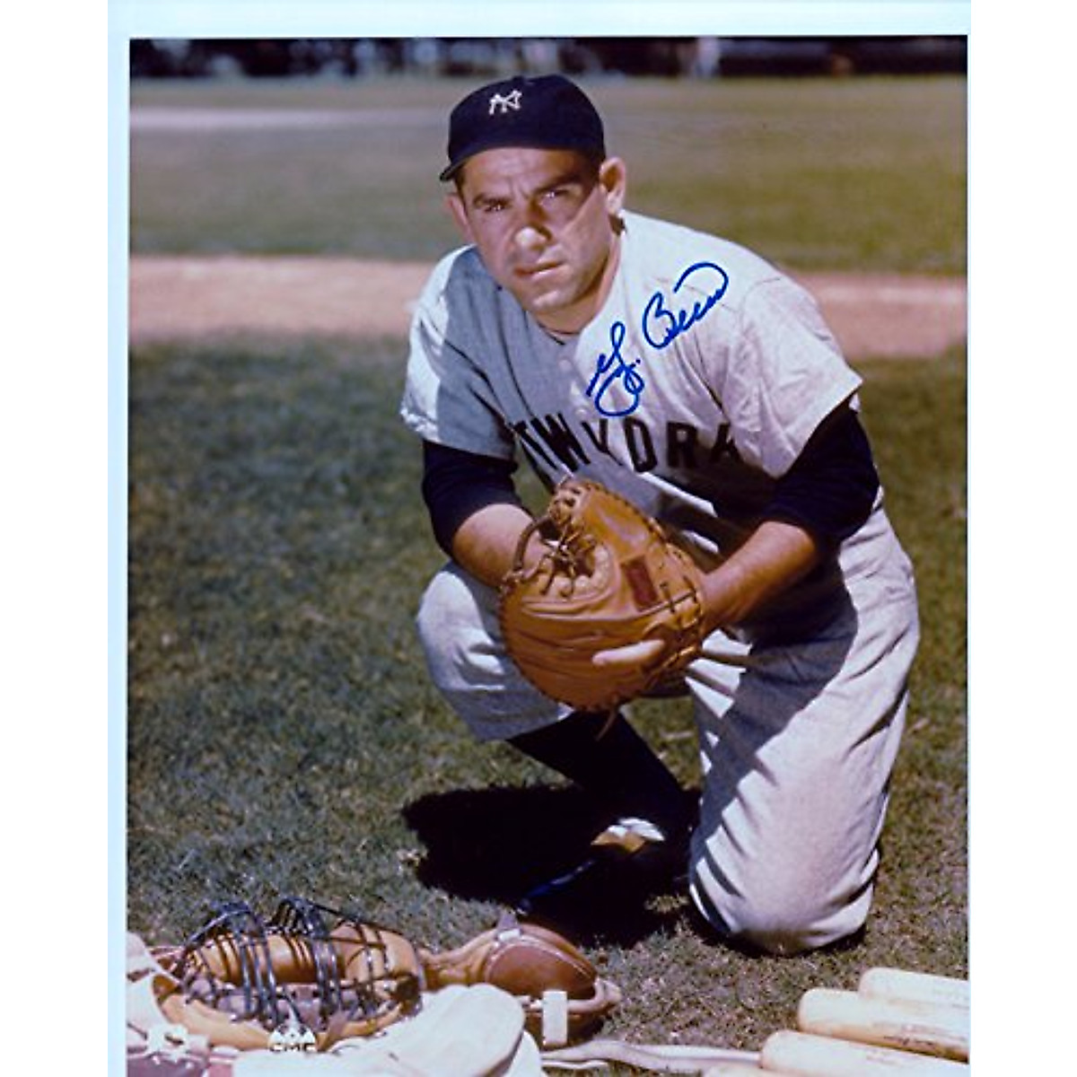 Kirkland Signature Yogi Berra 8 X 10 Autograph Photo on Glossy Photo Paper