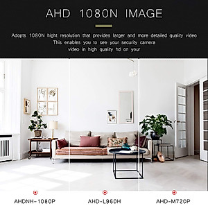 Eversecu 4ch Mini CCTV Video Recorder, Hybrid DVR/NVR Support 1080P AHD/HD-TVI/HD-CVI/CVBS and IP Cameras, Support E-Sata HDD/SD Card for recording, with Remote view App and PC software