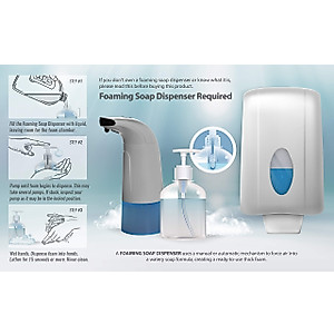 Bastion Foaming Antibacterial Hand Soap: Mandarin Orange Scented Instant Foam Hand Wash Refill 1 Gallon (128 oz) Bulk Jug. Made In The USA