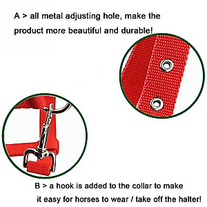 N/A Double Thickened Horse Bridle, Practical Thickened Adjustable Strap, Durable Protective Horse Accessories (Size : Small Size)