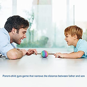 Desk Toys, Kinetic Ball Spinner, Desk Novelty Items, Desk Toys for Office Gifts, Full Body Optical Illusion Spinner Ball, Desk TOU,Gifts for Men,Women,Kids 1.5”Size