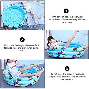 Portable Pool Inflatable Pool Garden Blow up Pool Kids Inflatable Pool Round Inflatable Pool Round Inflatable Baby Inflatables