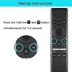Voice Remote Control Fit for Samsung Smart TVs, BN59-01312A Universal Remote Replacement for All Samsung with Voice Function Frame Crystal UHD Neo QLED Curved 4K 8K TVs