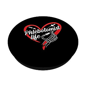 Phlebotomist Life Phlebotomy Phlebotomist PopSockets Standard PopGrip