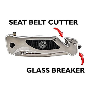 USMC Tactical Folding Knife–3.5 Inch Blade-Ideal for Hunting, Rescue & Everyday Carry Gift for Marines Disabled USMC Vet Owned SMALL Business