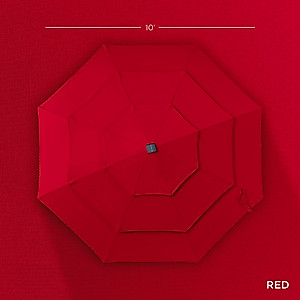 Best Choice Products 10ft 3-Tier Solar Patio Umbrella, Outdoor Market Sun Shade for Backyard, Deck, Poolside w/ 24 LED Lights, Tilt Adjustment, Easy Crank, 8 Ribs - Red